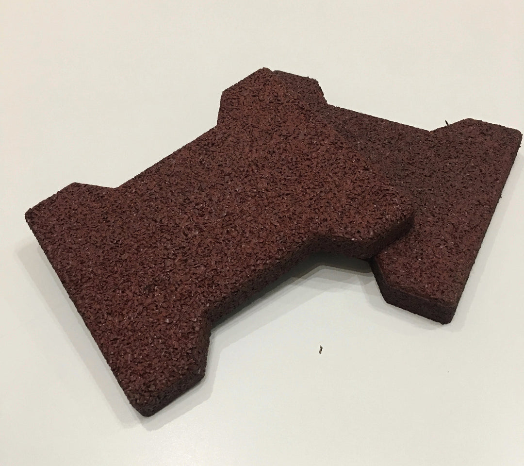 Regupol® Split Rubber Pavers (Red) – Abacus Surfaces